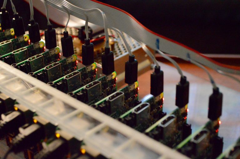 A Compact 16 Node Raspberry PI Cluster